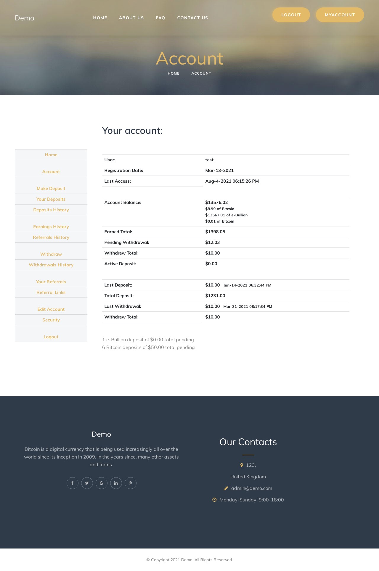 Optima – Goldcoder Templates
